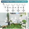 Amazon.com: Homasky Standing Misters for Outside Patio – 3.6 FT ...