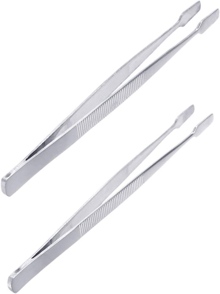 Amazon.com: Artibetter Tool 2pcs 4. 5 inch Curved Stamp Tweezers ...