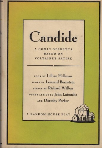 Candide. A Comic Operetta ..: Lillian Hellman: Amazon.com: Books
