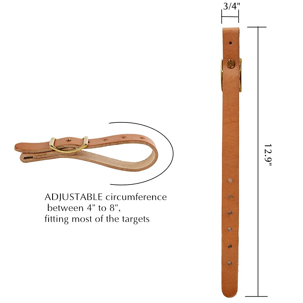 Snapklik.com : UraiseWerk Leather Hanging Straps Gun Rack Wall Mount ...