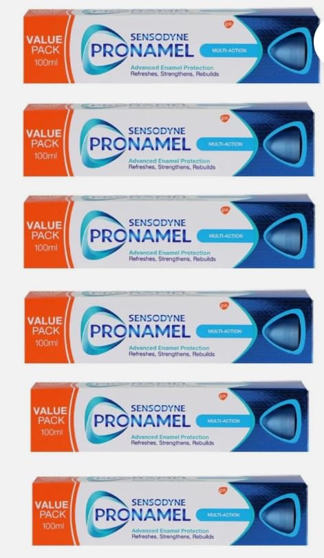 Sensodyne Pronamel Enamel Care Toothpaste Multi-Action 6 X 100ml ...