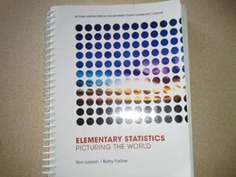 Elementary Statistics, Picturing the World (Picturing the World): Ron ...