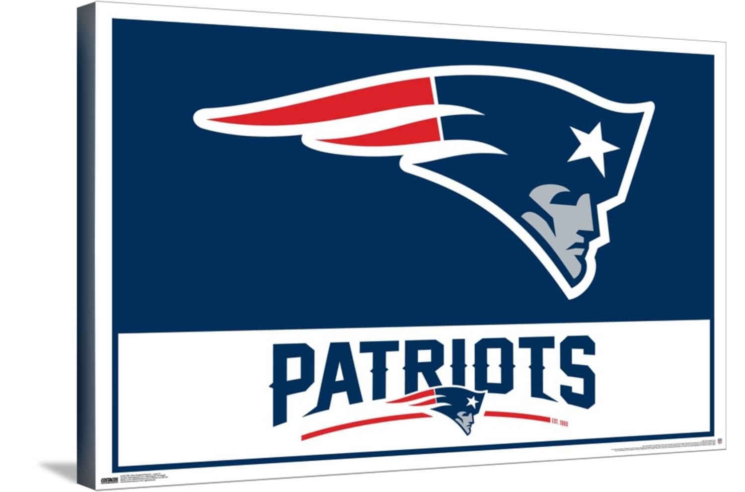 Amazon.com: Trends International NFL New England Patriots - Logo 21 ...