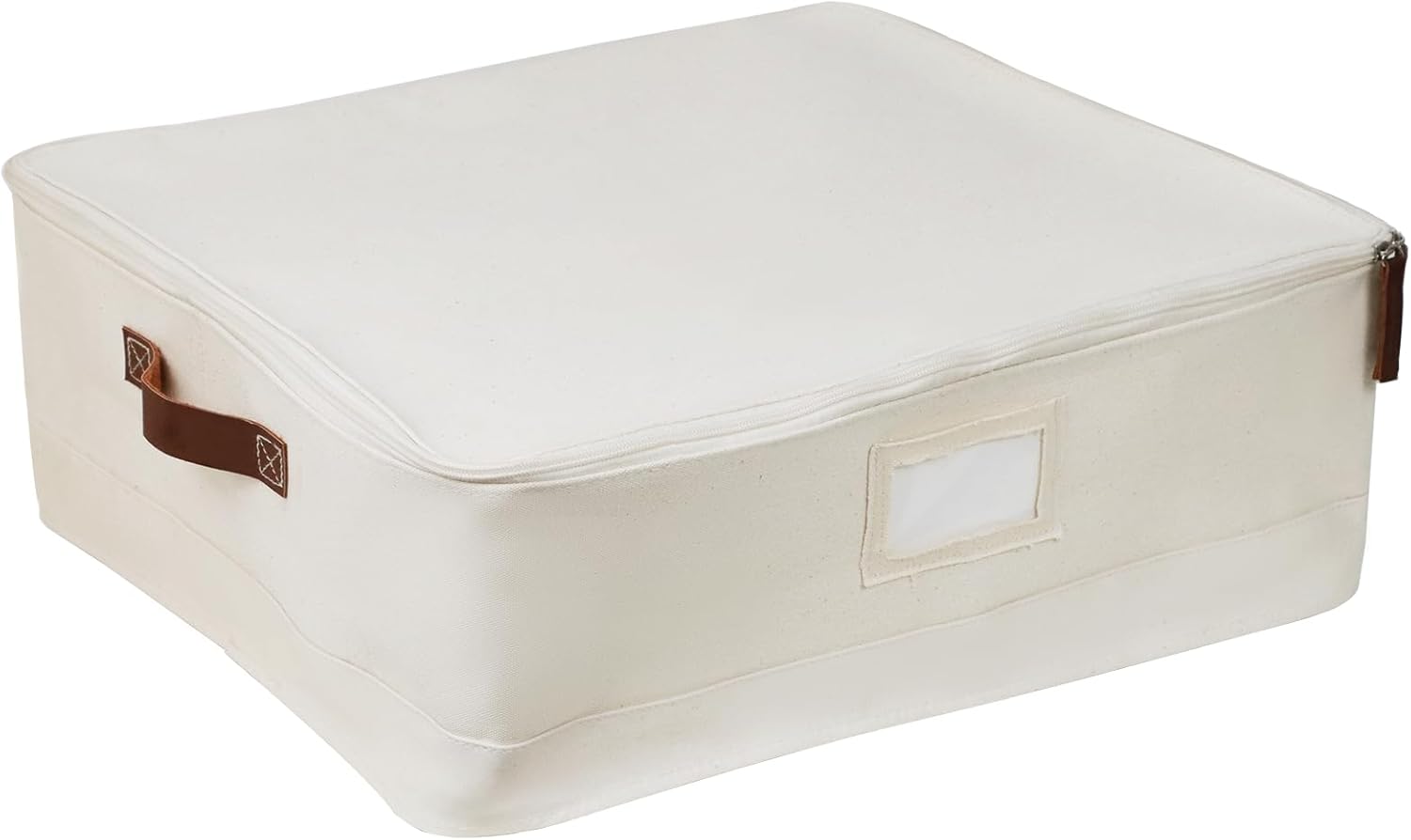 ( XL ) Thick Large Canvas Clothes Storage Bag, Sturdy Storage Bin with ...