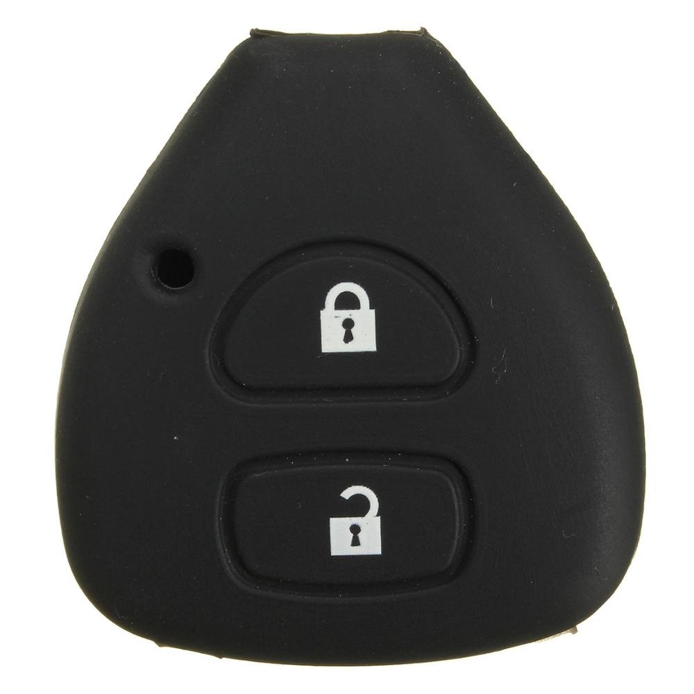 Smith Keys Silicone Key Cover with 2 Button Remote Key for Toyota ...