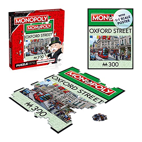 Winning Moves Oxford Street Iconic Monopoly Jigsaw Puzzle Game, Piece ...
