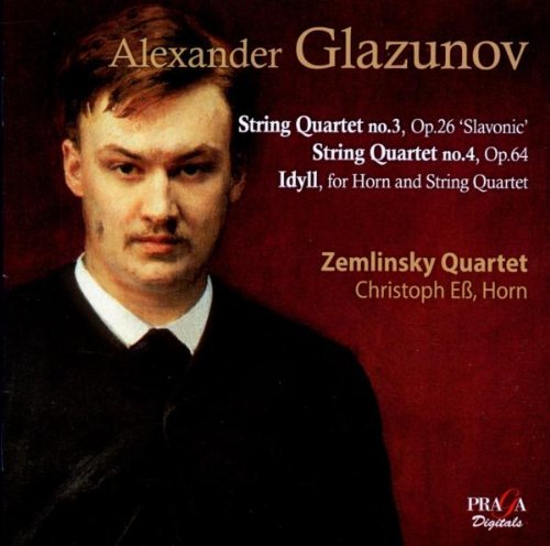 Zemlinsky Quartet - Glazunov: String Quartets Nos.3 & 4, Idyll - Amazon ...