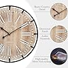 Amazon.com: MICWIC 20 Inch Grand Farmhouse Wall Clock, Vintage-Inspired ...