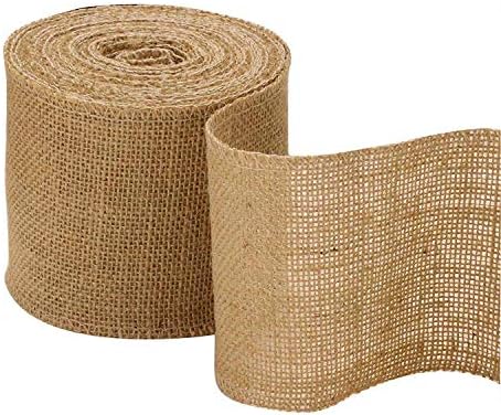 Rotolo di iuta naturale, 10 m, in tessuto rustico di iuta pura, per ...