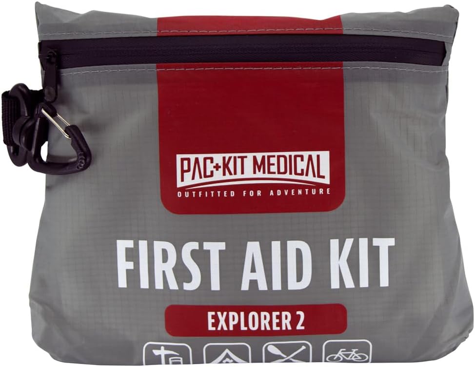 Amazon.com: Pac-Kit Watertight Explorer 2 First Aid Kit for Hiking ...