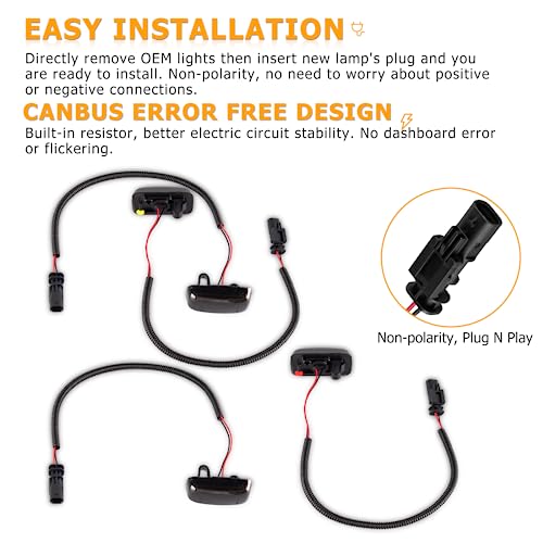 Snapklik.com : Gempro LED Dually Fender Side Marker Lights For 2015 ...