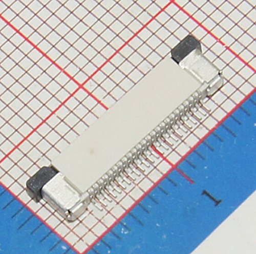 Generic 10 Pcs FPC FFC 0.5mm Pitch 24 Pin Drawer Type Ribbon Flat ...