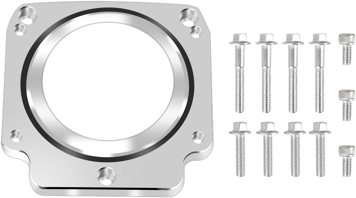 Amazon.com: LS Aluminum Throttle Body Adapter - Endxedo Throttle Body ...