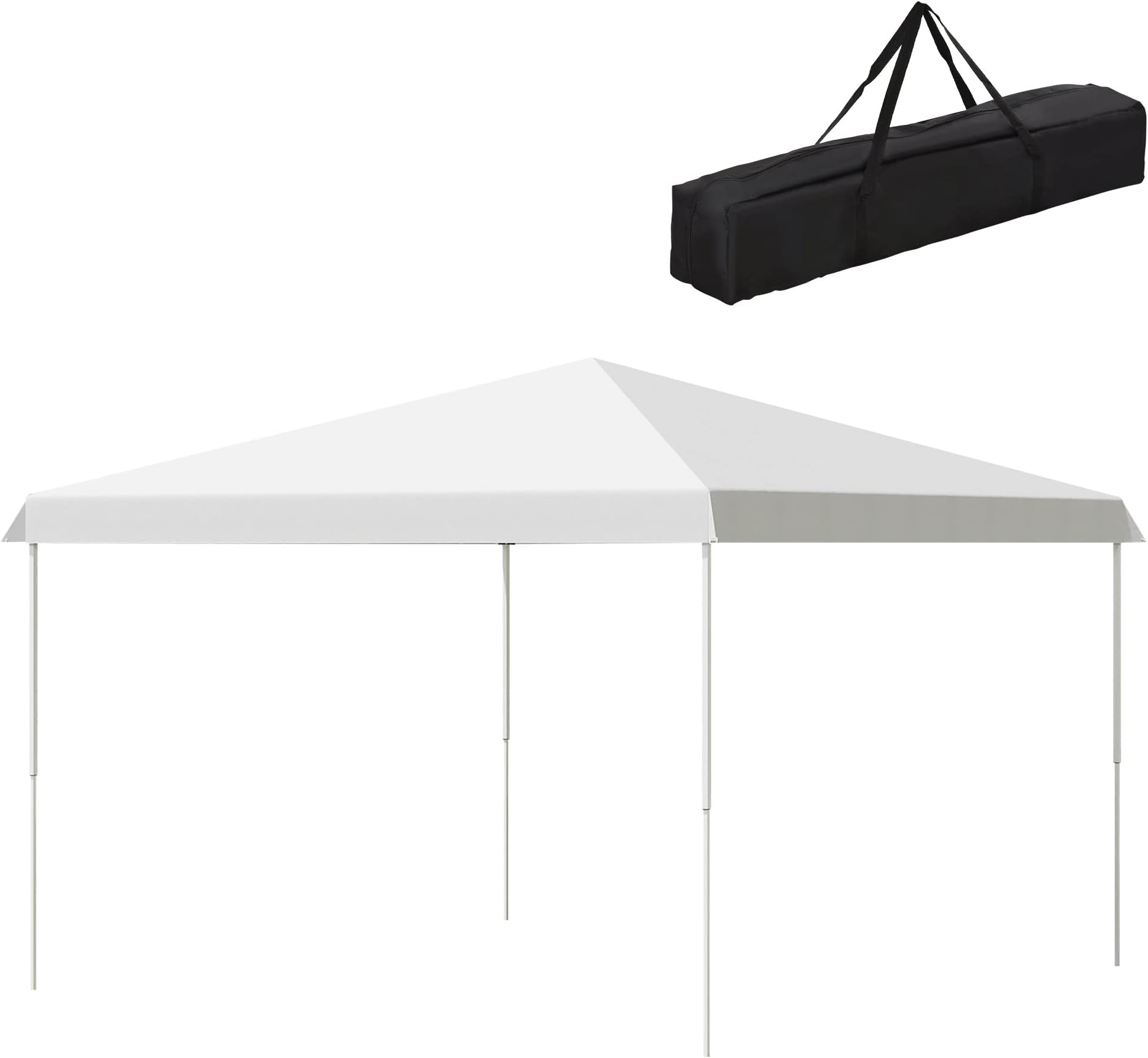 Amazon.com : Outsunny Slant Leg Pop Up Canopy Tent with Netting and ...