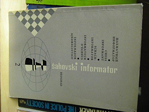 Chess Informant # 2 (Sahovski Informator/Chess Informant, 2): Amazon ...