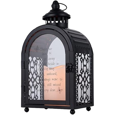Amazon.com: Celebration of Life Memorial Lantern with Flickering LED ...