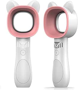 Amazon.com: Portable Handheld Cooling Bladeless Fan USB Mini Fan ...