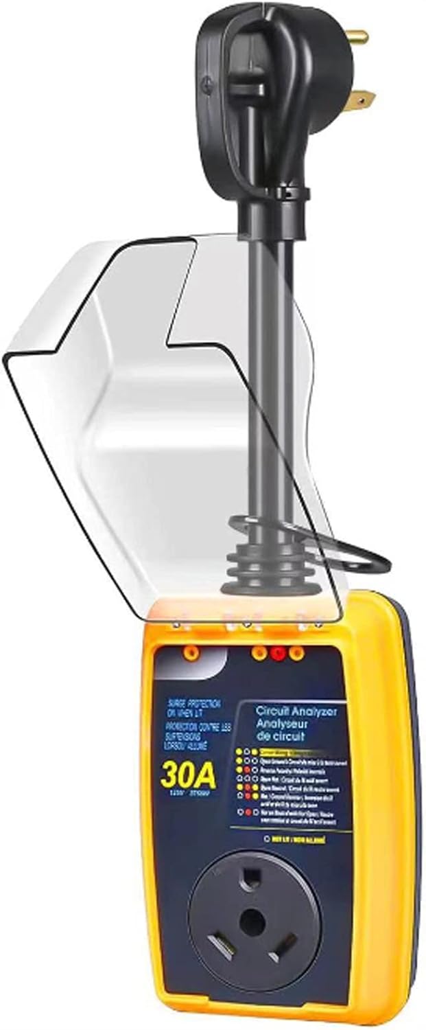 Amazon.com: RESHY RV Surge Protector 30 Amp, 8000 Joules RV Circuit ...