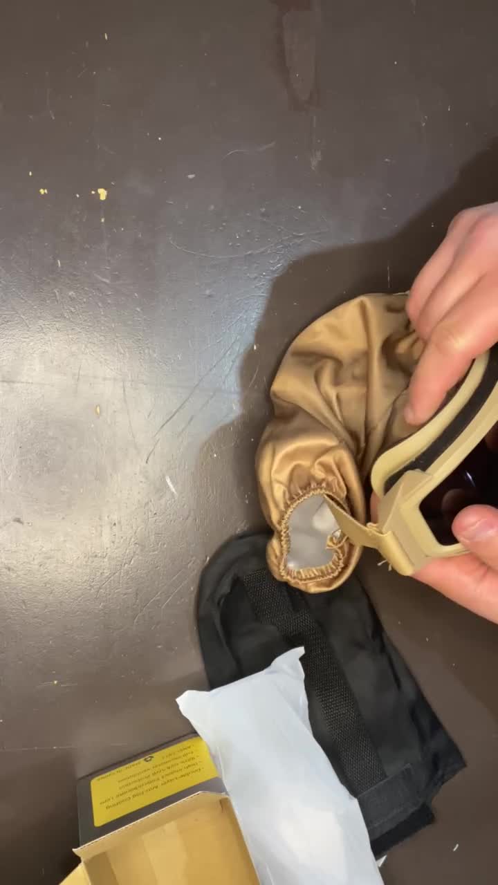 Watch Unboxing the xaegisTac tactical goggles on Amazon Live