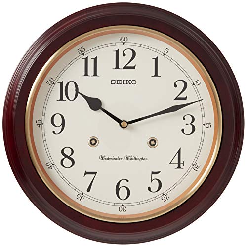 Seiko Wall-Clock, ALDER, Brown – BigaMart