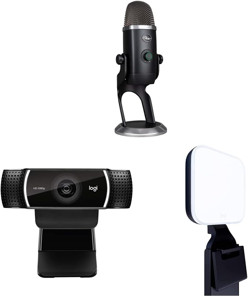 Amazon.com: Logitech Blue Podcast Equipment Bundle Blue Yeti X ...