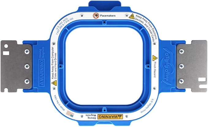 Amazon.com: Mighty Hoop 5.5" Magnetic Hoops Embroidery Hoops for BAi ...