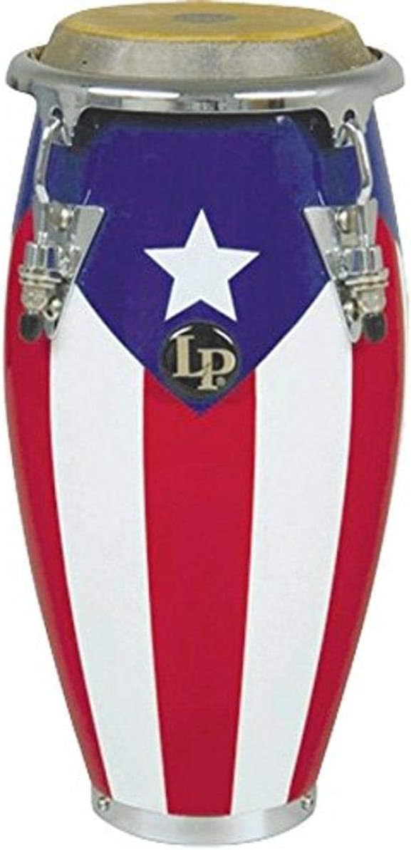Amazon.com: LPM198-PR LPMC Mini Tunable Puerto Rican Flag Wood Conga ...