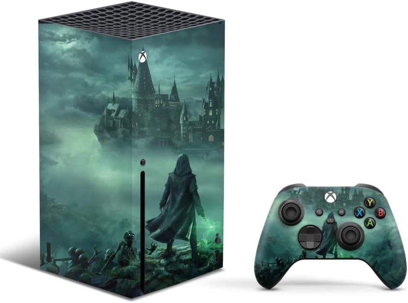 Amazon.com: Vinyl Wrap Skin Wizard Compatible with X-Box Series X +2 ...