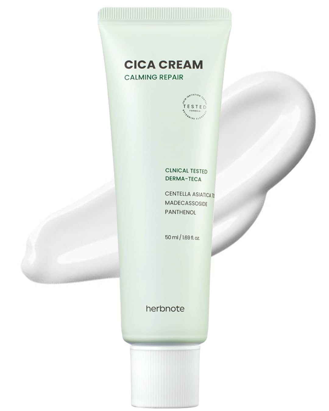 Amazon.com: herbnote Derma-Teca Calming Repair Cica Cream - Skin ...