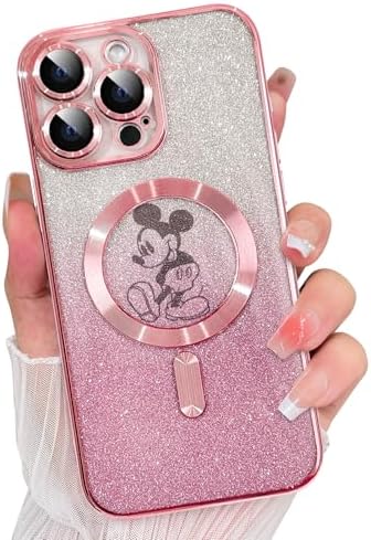 Amazon.com: iPhone 16 Pro Max Disney Mickey Mouse Classic Pose Black ...