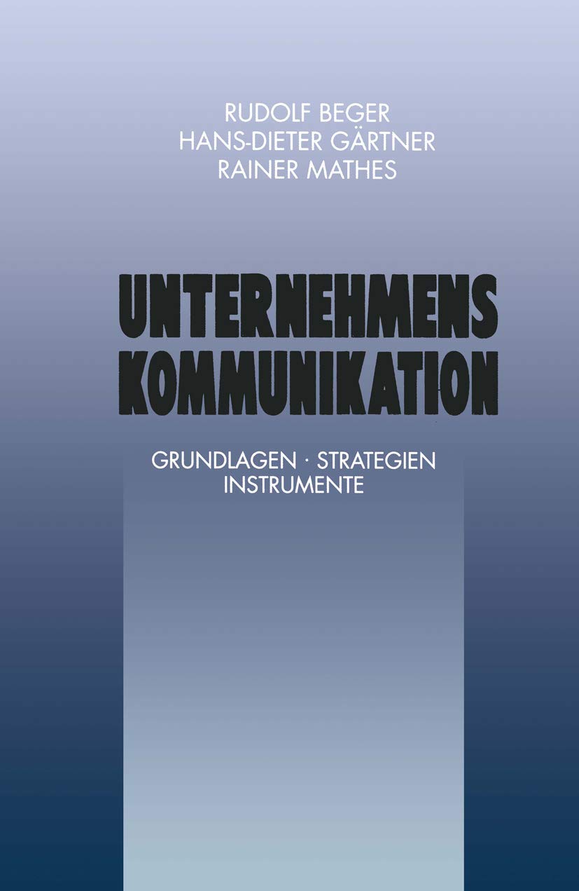Amazon.com: Unternehmenskommunikation: Grundlagen · Strategien ...