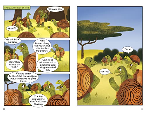Snapklik.com : The Tortoise And The Hare: A West African Graphic Folktale