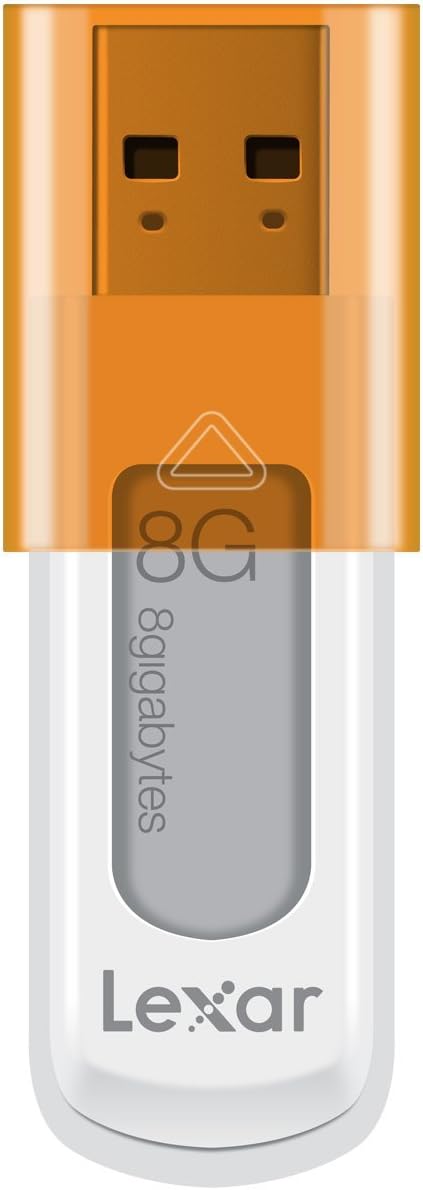 Lexar JumpDrive S50 8GB USB Flash Drive LJDS50-8GBABNL (Orange)