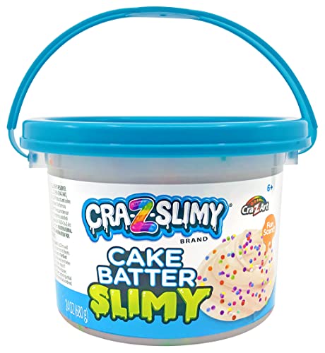 Snapklik.com : Cra-Z-Slimy 24oz Premade Slime, Cake Batter Scented ...