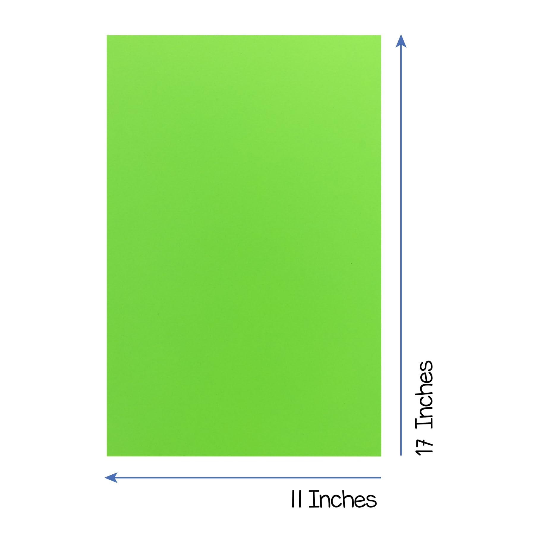 Snapklik.com : Hygloss Light Green Bright Colored Cardstock - 11x17-Inch