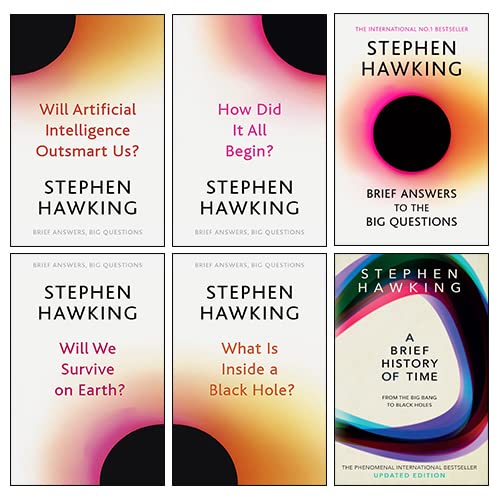 Stephen Hawking 6 Books Collection Set(Will We Survive on Earth, What ...