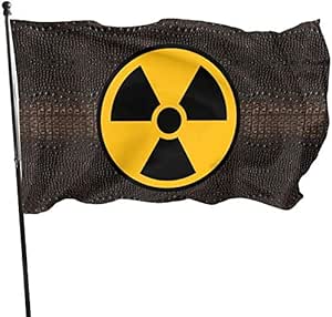 Amazon.com : Nuclear Radiation Warning Garden Flag 3x5 Ft Decor Outdoor ...