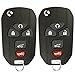 Amazon.com: KeylessOption Keyless Entry Flip Key Car Remote Fob ...