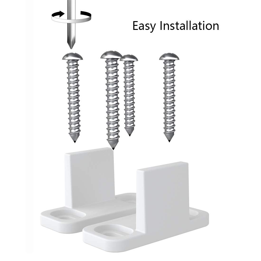 Buy JUGREAT Sliding Barn Door Floor Guides,Sliding Door Hardware ...