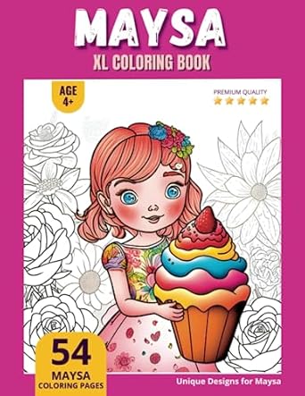 Maysa Coloring Book: Perfect Personal Name Gift - XL Edition - Age 4 ...