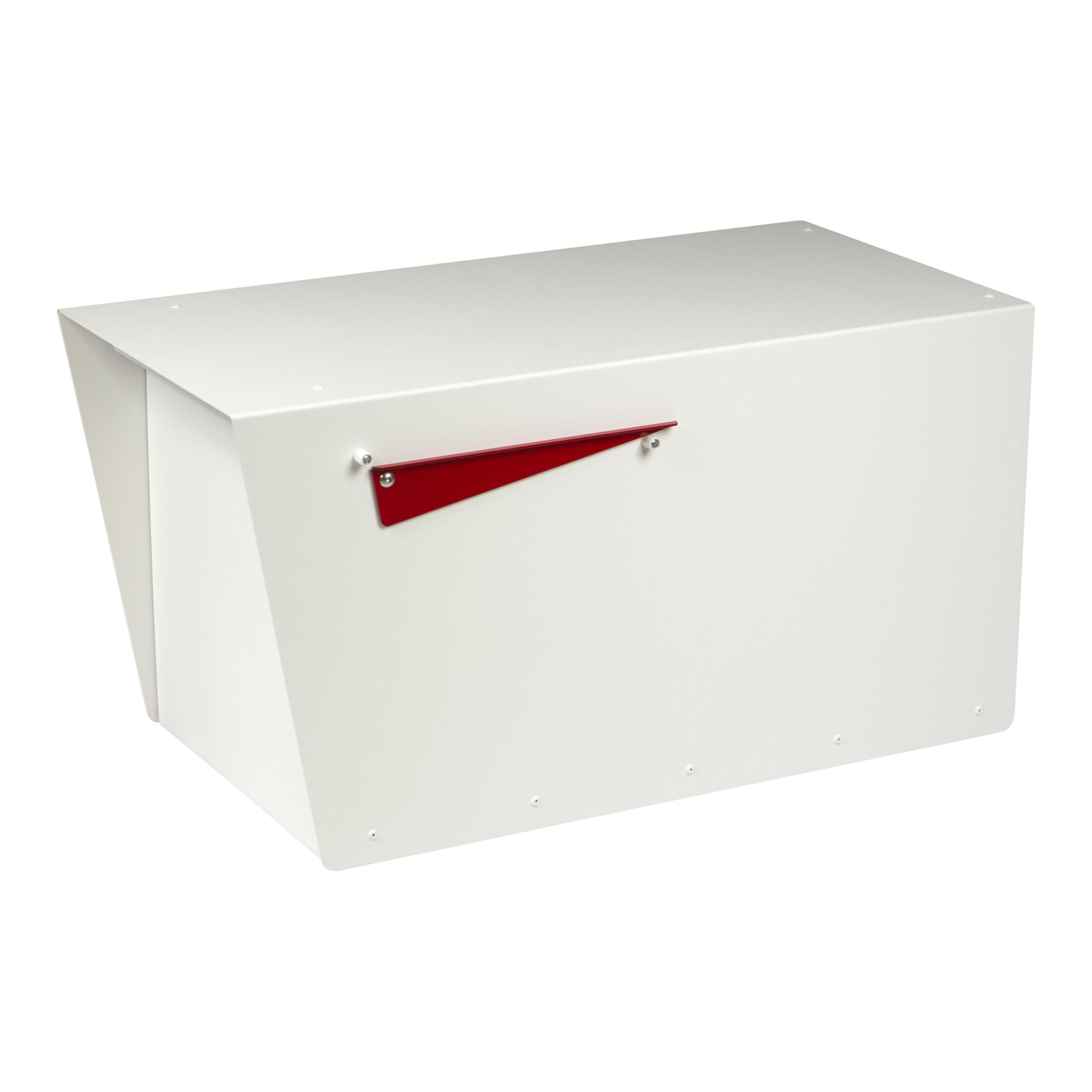 Amazon.com: Rusty Design Contemporary Post-Mounted Mailbox with ...