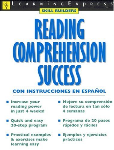 Reading Comprehension Success-Spanish Edition: LearningExpress Editors: 9781576853597: Amazon ...