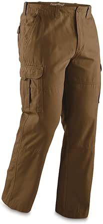 Amazon.com: Guide Gear Men's Outdoor Cotton Cargo Pants, British Khaki ...
