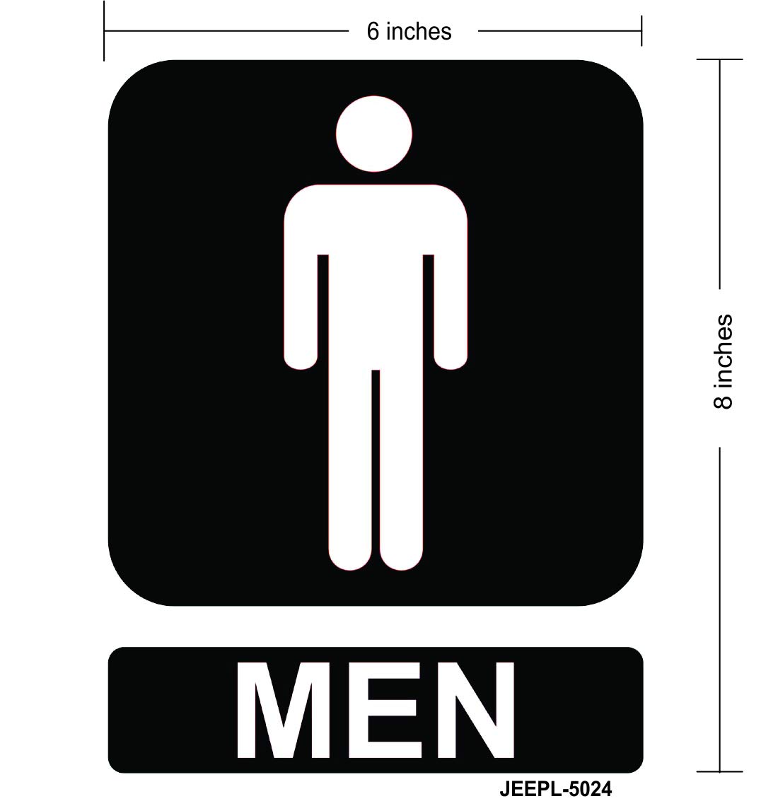Buy JEEPAL-MEN SIGN BOARD| MEN WASH ROOM SIGN BOARD|GENTS REST ROOM ...