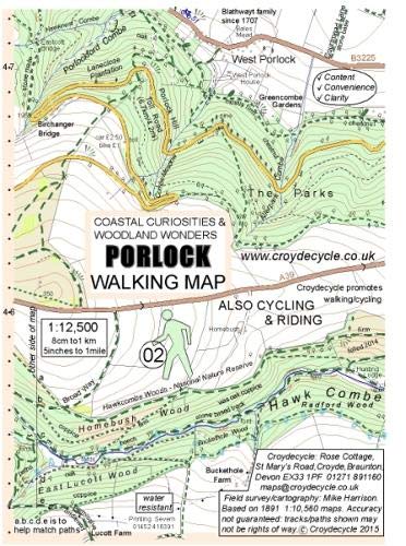 Buy Porlock Walking Map: 02 Book Online at Low Prices in India ...