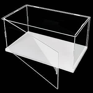 TRUHUI Front-Open Door Thickened Full Size Clear Display Case, Clear ...