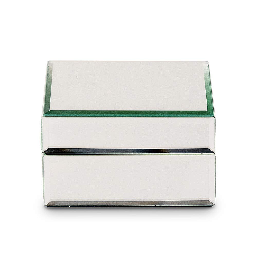 Amazon.com: WEDDINGSTAR Small Mirrored Jewellery Box : Clothing, Shoes ...