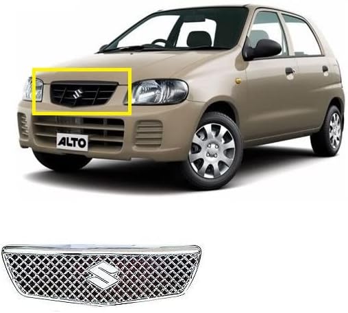 Auto_Smart_Look Chrome Plated Front Grill Cover for Alto Old Model ...