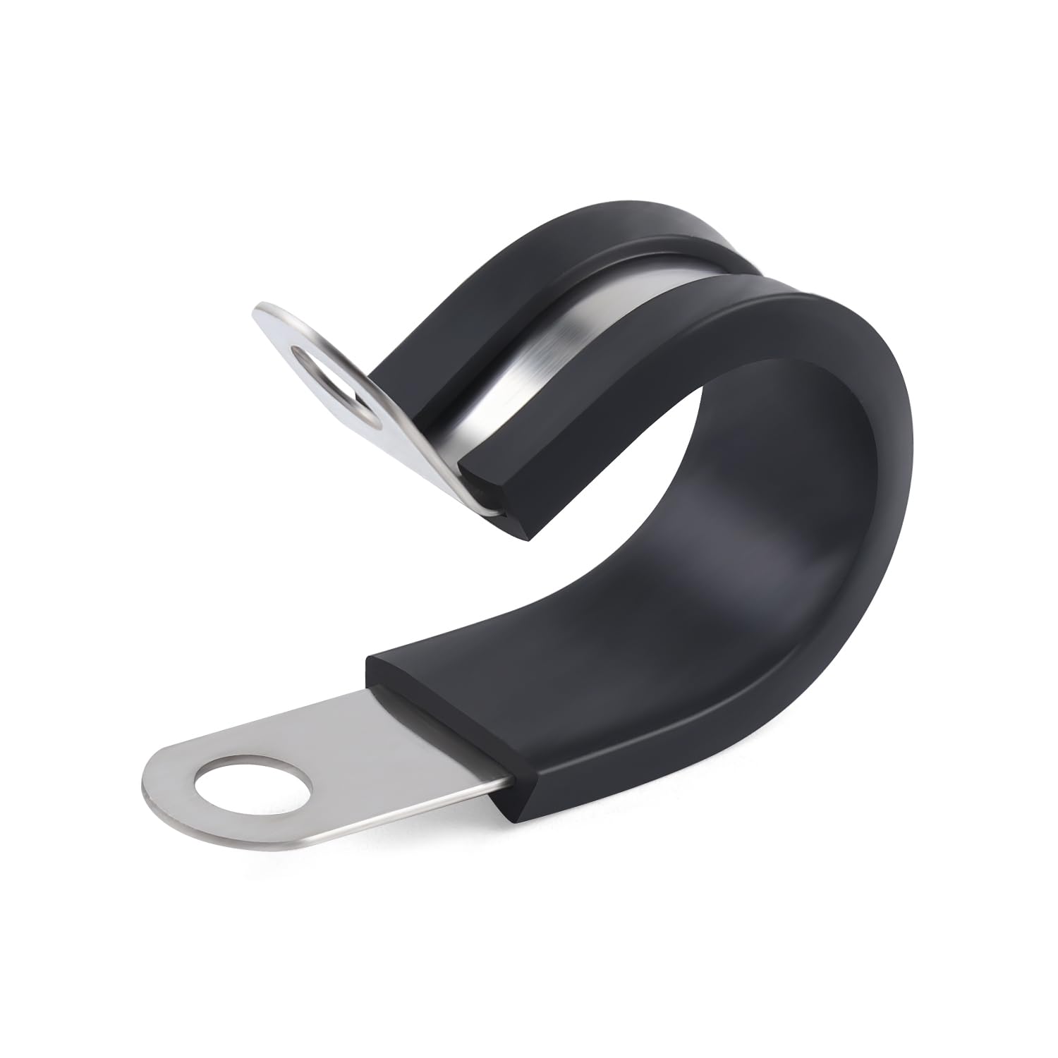 Newdeli 20Pcs Cable Clamps 3/4 Inch Stainless Steel Cable Clamp Rubber ...