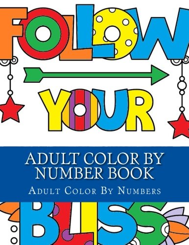 Amazon.com: Adult Color By Number Book (Adult Coloring By Numbers ...